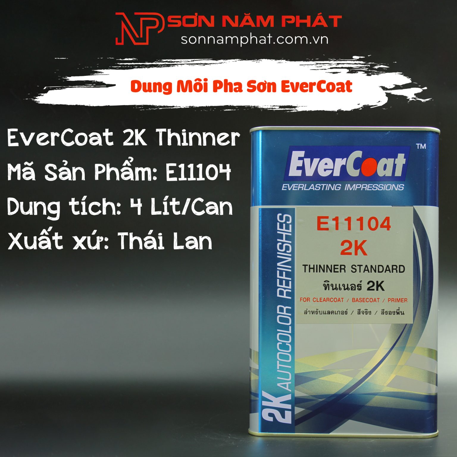 Dầu Bóng 2K Evercoat Superior SP (Bóng Đỏ) – Giải Pháp Sơn Bóng Chuyên ...